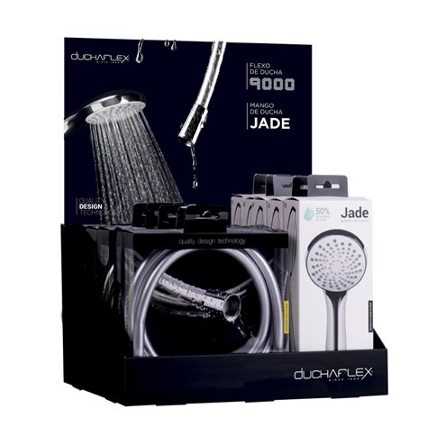 EXPOSITOR FLEXO 9000 Y DUCHA JADE Baño Duchaflex