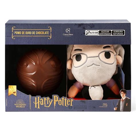 Ovo De P Scoa Harry Potter Pel Cia Dumbledore G Cacau Show Shopee
