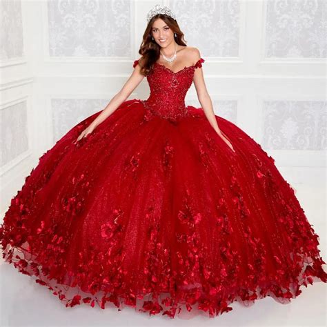 Red 15 Dresses Quinceanera Quincenera Dresses Red Quince Dresses