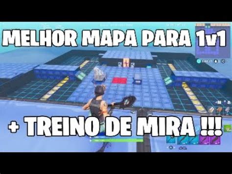 MELHOR MAPA DE 1V1 TREINO DE MIRA Fortnite Battle Royale YouTube