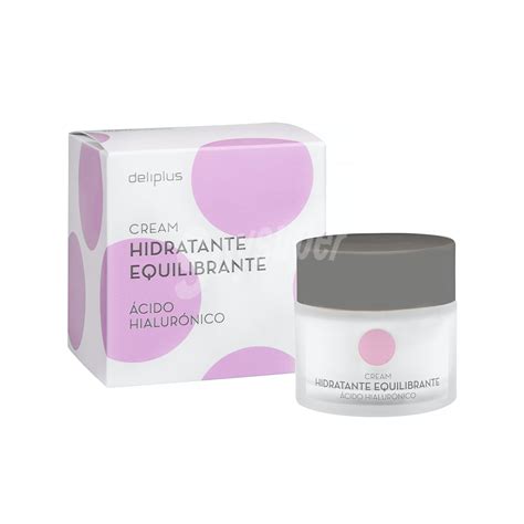 Deliplus Crema Facial Hidratante Con Acido Hialuronico Y Vitamina E