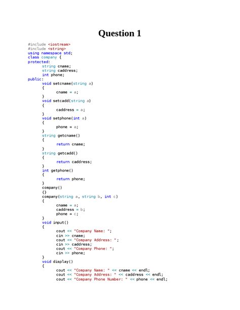 object oriented programming questions and answers exercises object oriented programming docsity