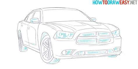 How To Draw A Dodge Charger How To Draw Easy Dodge Charger Dodge