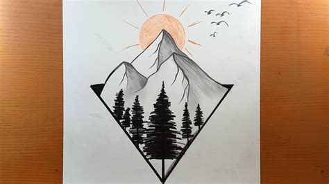 Como Desenhar Paisagens Abstratas F Cil De Desenhar Paisagens