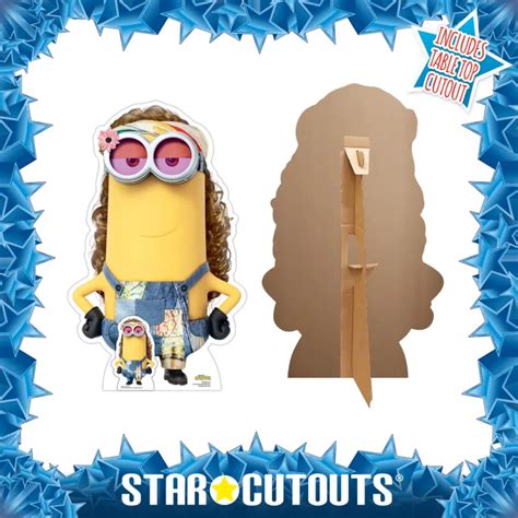 Kevin Hippy Minions The Rise Of Gru Official Large Mini Cardboard Cutout Standee