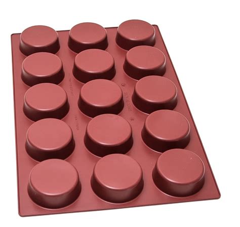 Moule cylindre silicone 15 alvéoles Ø100X35 mm 250 ml Maé innovation