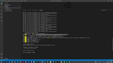 solved npm warn saveerror enoent no such file or directory open package json install