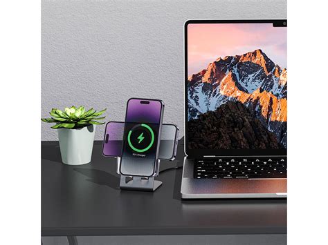 هولدر موبایل و شارژر وایرلس رومیزی 15 وات رسی RECCI RCW 30 Wireless