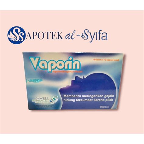 Jual Vaporin Membantu Meringakan Gejala Pilek Anak Harga 1 Kapsul