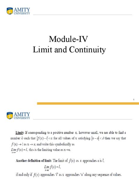 limit and continuity pdf