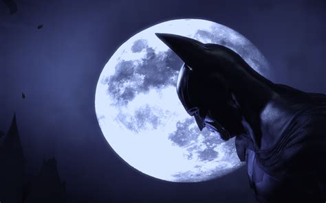 HD Wallpaper Batman From Arkham Asylum Under The Moonlight