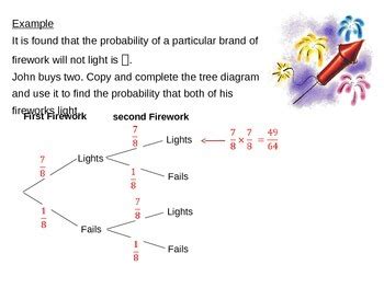 Finding Probability Using A Tree Diagram Worksheets Library