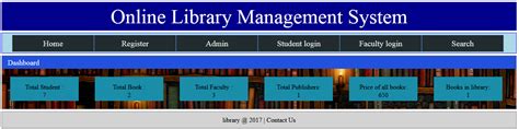 Online Library Management System SourceCodester