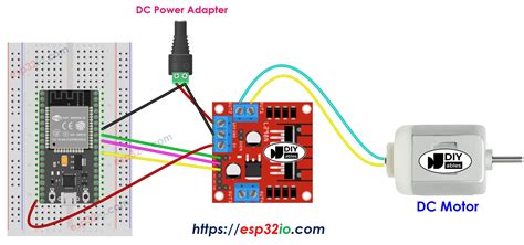 Micropython Control Dc Motor Using L298n Driver Esp32 And Esp8266 Vlr