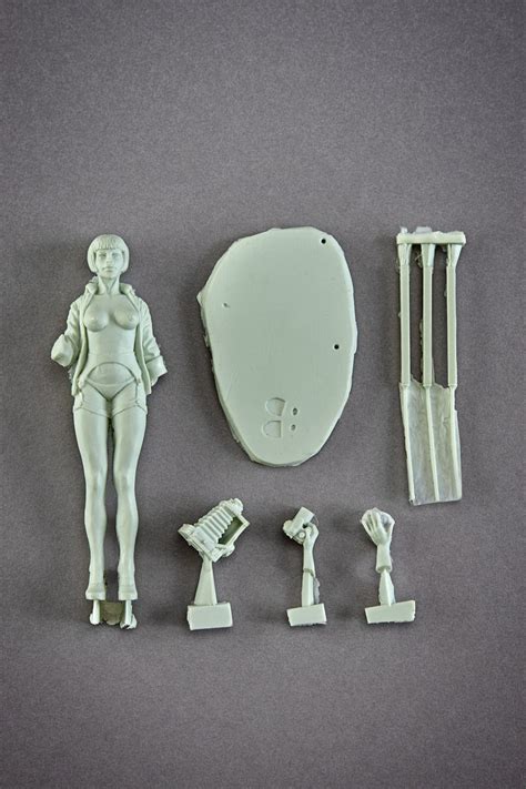 Resin Kit Model Naked Figure Girl Photographer 75mm Toy Fully Etsy