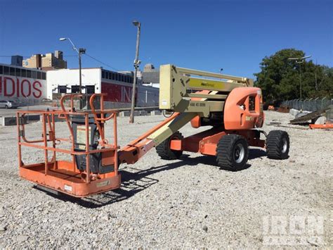 2013 JLG 450A Series II 4WD Dual Fuel Articulating Boom Lift In Kansas