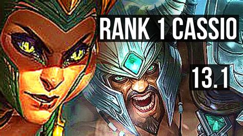 CASSIO Vs TRYNDA MID Rank 1 Cassio Rank 3 2 0M Mastery 300