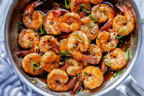 Honey Garlic Shrimp Recipe Easy Shrimp Recipe Eatwell101