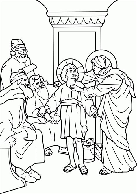 Jesus Clears Temple Coloring Page Coloring Pages