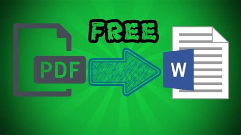 convert pdf to word offline and online free youtube