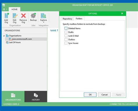 Veeam Backup für Microsoft Office 365 Bild 6 12