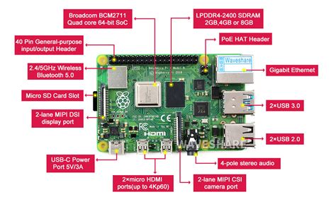 树莓派4代b raspberry pi 4 model b 4gb ram