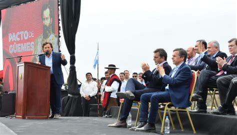 Gobernadores Del Norte Grande Y Sergio Massa Firmaron Un Acuerdo Sobre