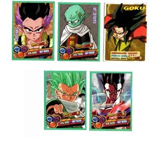 Cards Dragon Ball Z 25 Envelopes 100 Cartinhas Para Brincar Goku