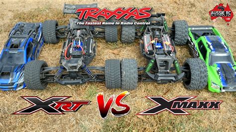 Rc Shootout Traxxas X Maxx Vs Xrt Stock Youtube