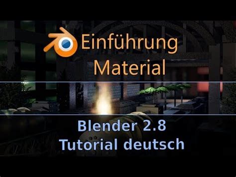 Blender Anf Nger Tutorial Deutsch Teil Material Youtube