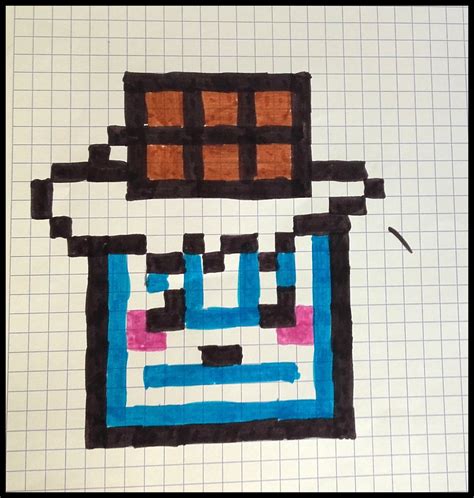 Pixel Art Nourriture Kawaii Facile Pixel Art Kawaii 12 Modeles Trop