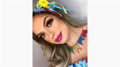 Maquiagem para festa junina 60 ideias para o arraiá