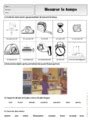 Mesurer Le Temps Exercices Espace Temps Eme Primaire Pdf