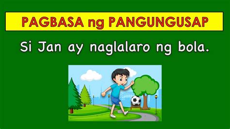 PAGBASA Ng Tagalog PANGUNGUSAP TAGALOG Reading Sentences Simpleng