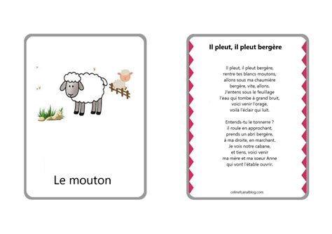 Fiches Comptines 15 Celinefassmat