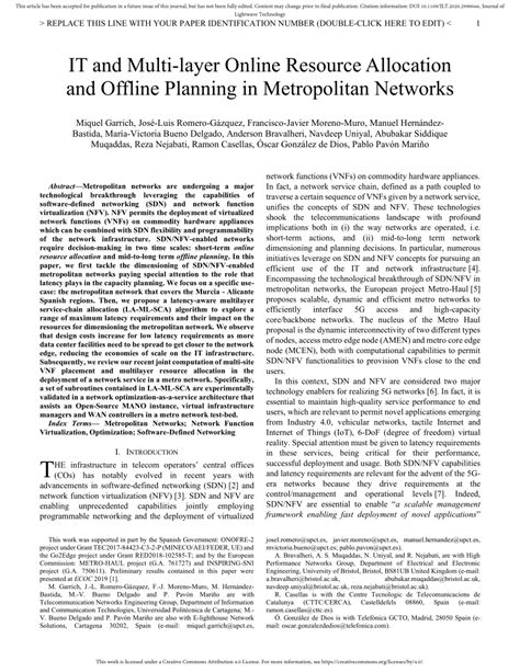pdf it and multi layer online resource allocation and offline planning in metropolitan networks