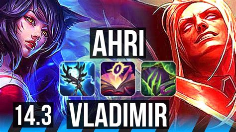 AHRI Vs VLADIMIR MID 9 1 11 KR Master 14 3 YouTube