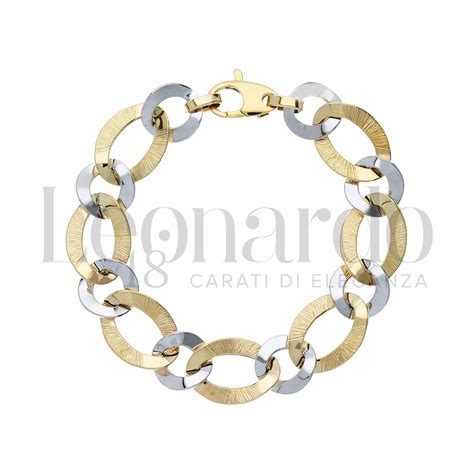 Bracciali Bracciale A Catena Da Donna In Oro 18 Carati Elementi O