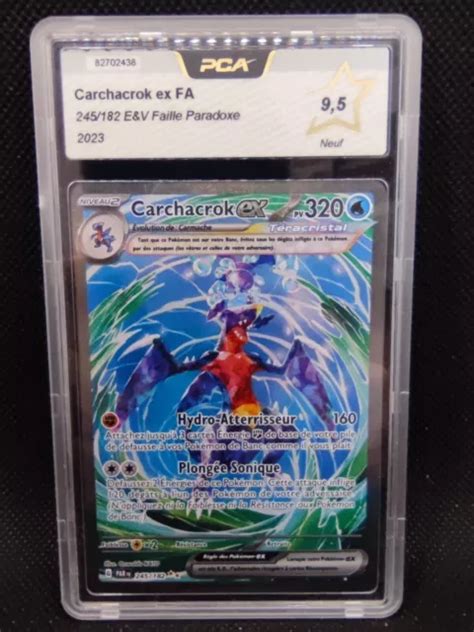 CARTE POKEMON CARCHACROK EX Français ALT EV4 PAR FR 245 182 PCA 9