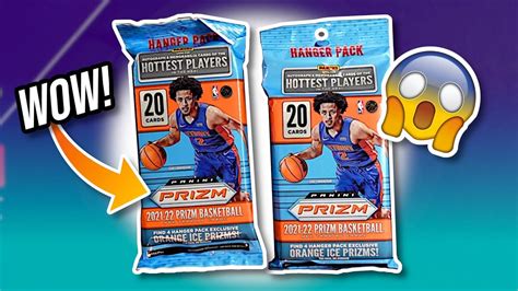 THESE PRIZM HANGER PACKS ARE INSANE OPENING 2 2021 22 PRIZM