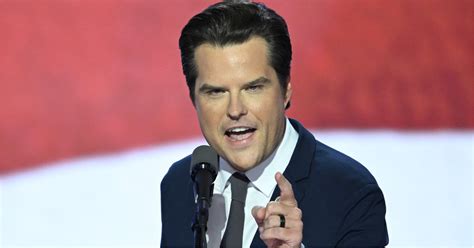 Matt Gaetz Former Subject Of Justice Department Investigation