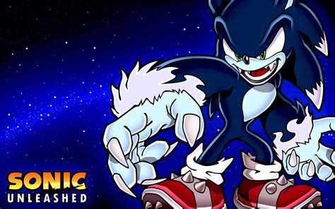 Sonic The Werehog Hd Wallpaper From Sonic Unleashed