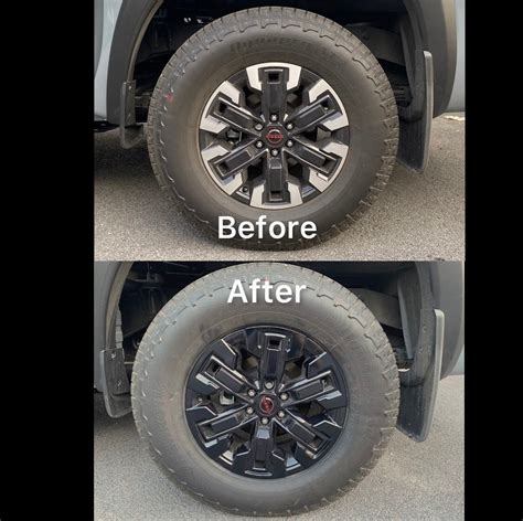 2022 Nissan Frontier Pro 4x Pro X Wheel Blackout Vinyl Decals Etsy