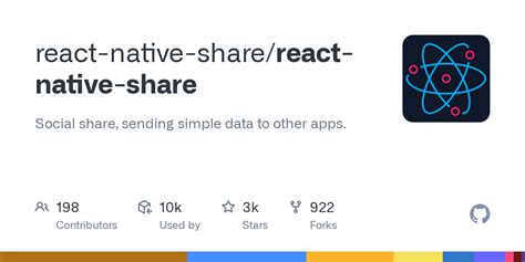 Github React Native Share React Native Share Social Share Sending