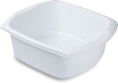 Addis Rectangular Washing Up Bowl White 9 5 Litre Amazon Au