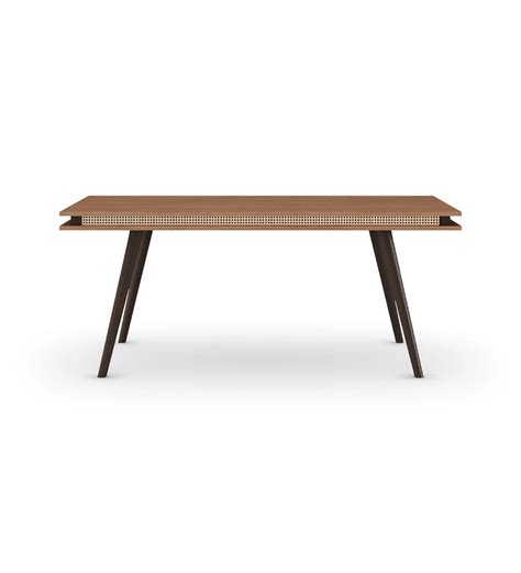 Mesa De Jantar Extens Vel Retangular Tampo Em Carvalho Mel E P