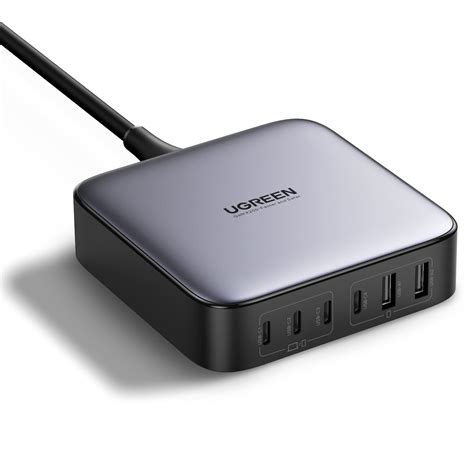 Snapklik UGREEN 200W USB C Charger Nexode 6 Ports GaN Desktop