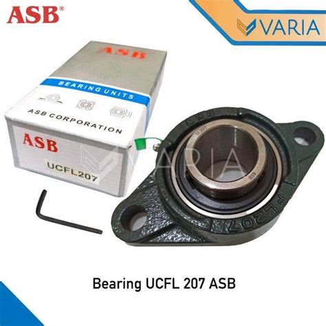 Bearing UCFL 207 ASB Diameter As 35 Mm Laher Pillow Block Duduk