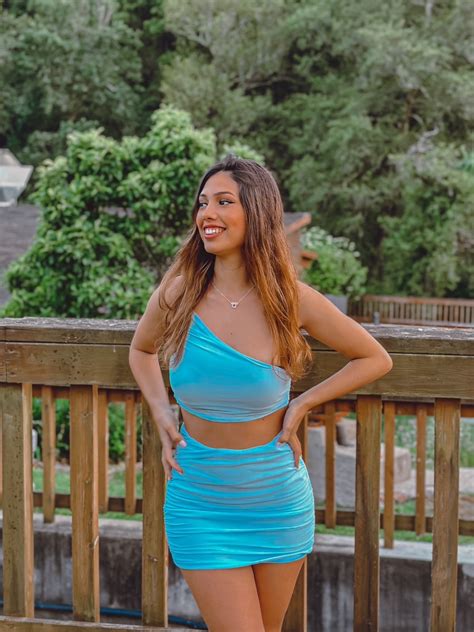 SHEIN Essnce Falda Con Top Fruncido De Un Hombro Corto De Malla Mode