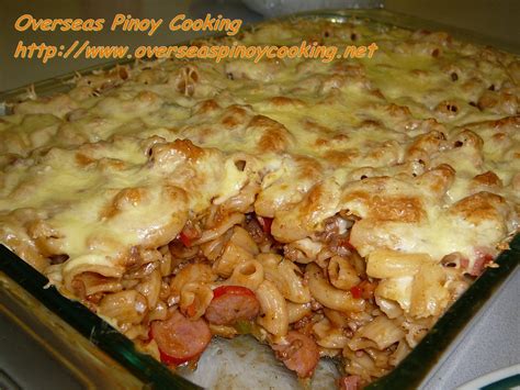 Pinoy Baked Macaroni Filipino Recipe